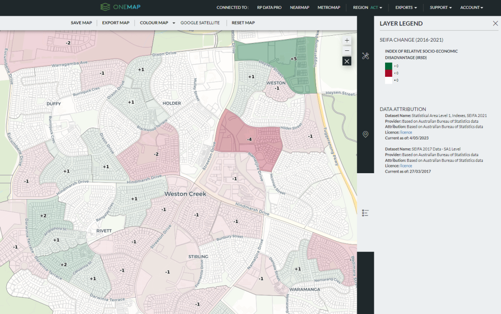 SEIFA 2021 - Summarising Socio-Economic Conditions — OneMap